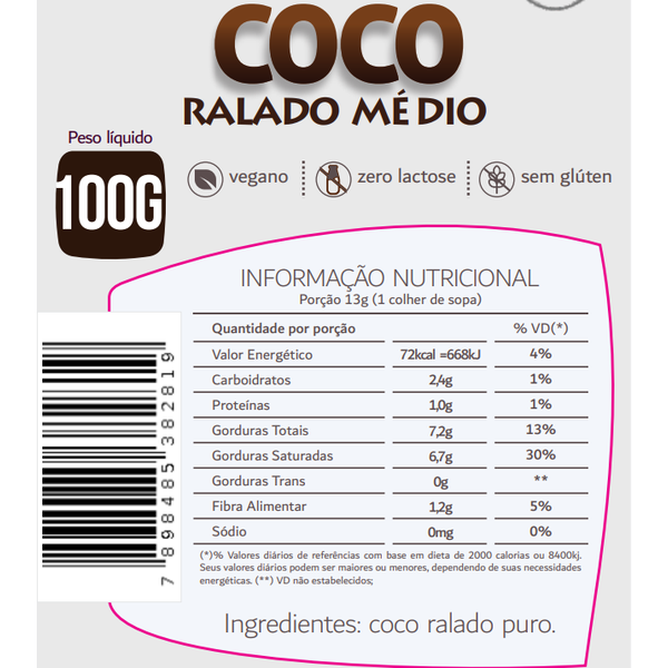 Coco Ralado 100% puro